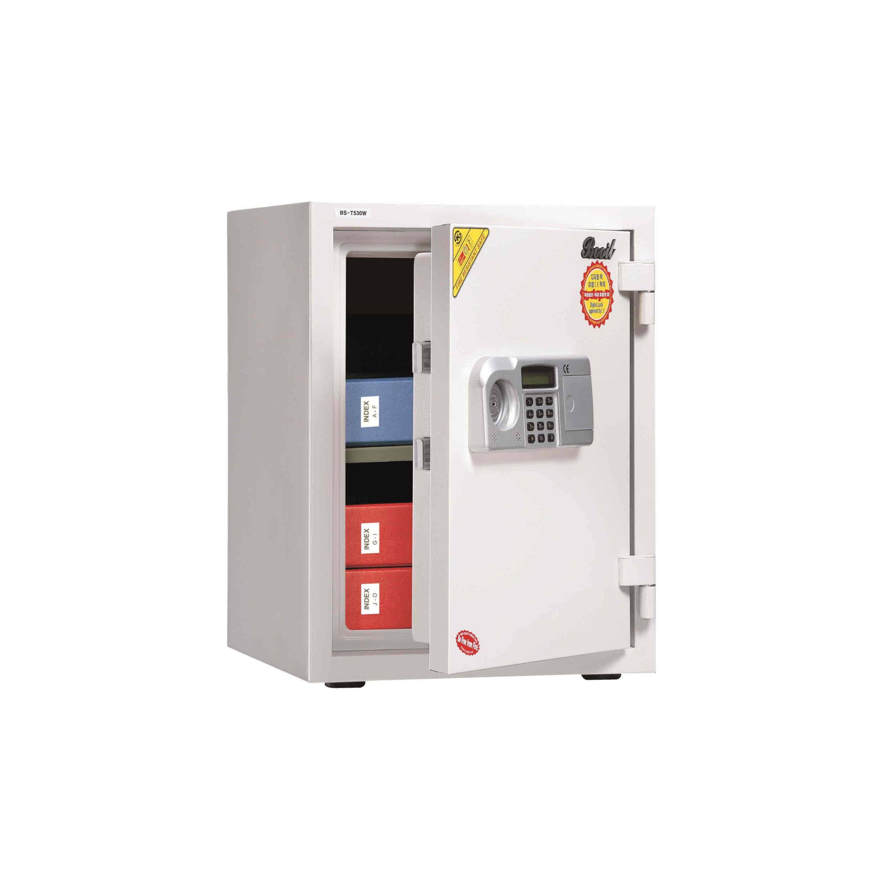 Boil Safes BS-T530 LCD Digital Lock + Emergency Key - White ...