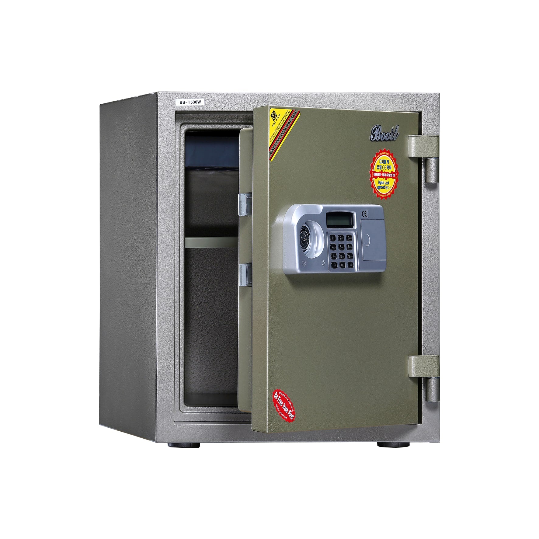 Boil Safes BS-T530W LCD Digital Lock + Emergency Key – furniturebatam